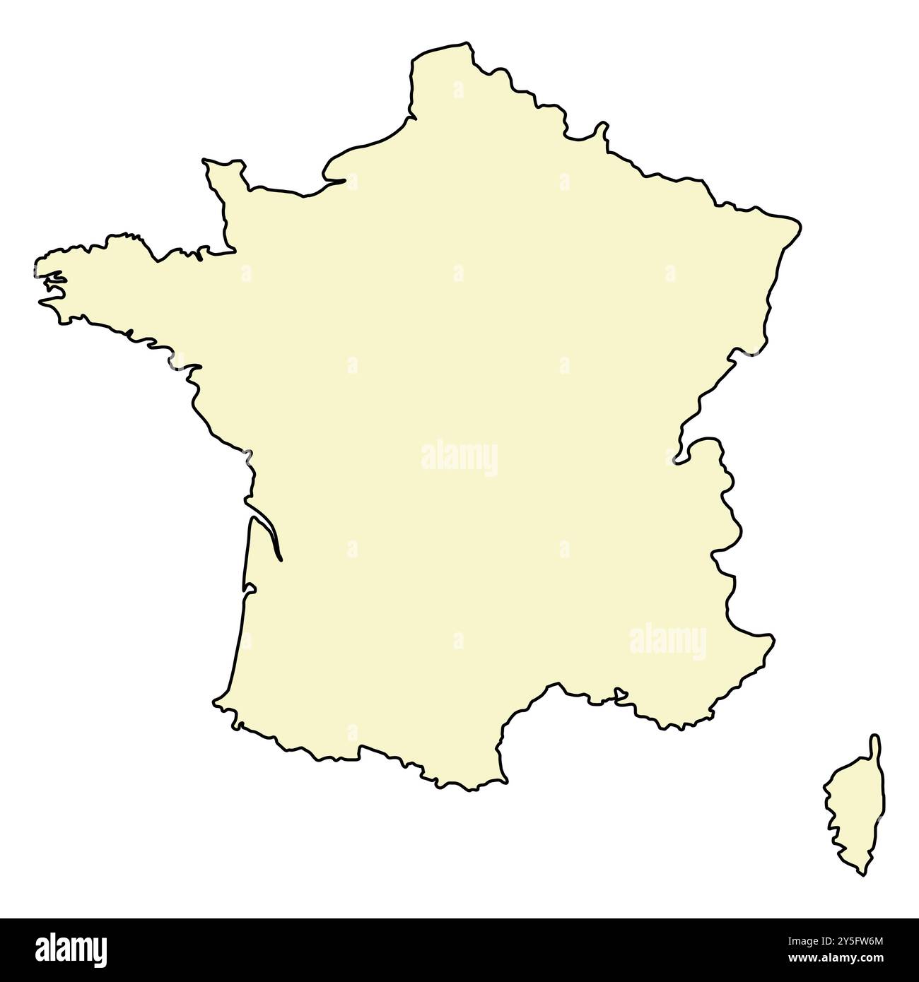 France map symbol shape, travel web flat concept icon symbol vector ...