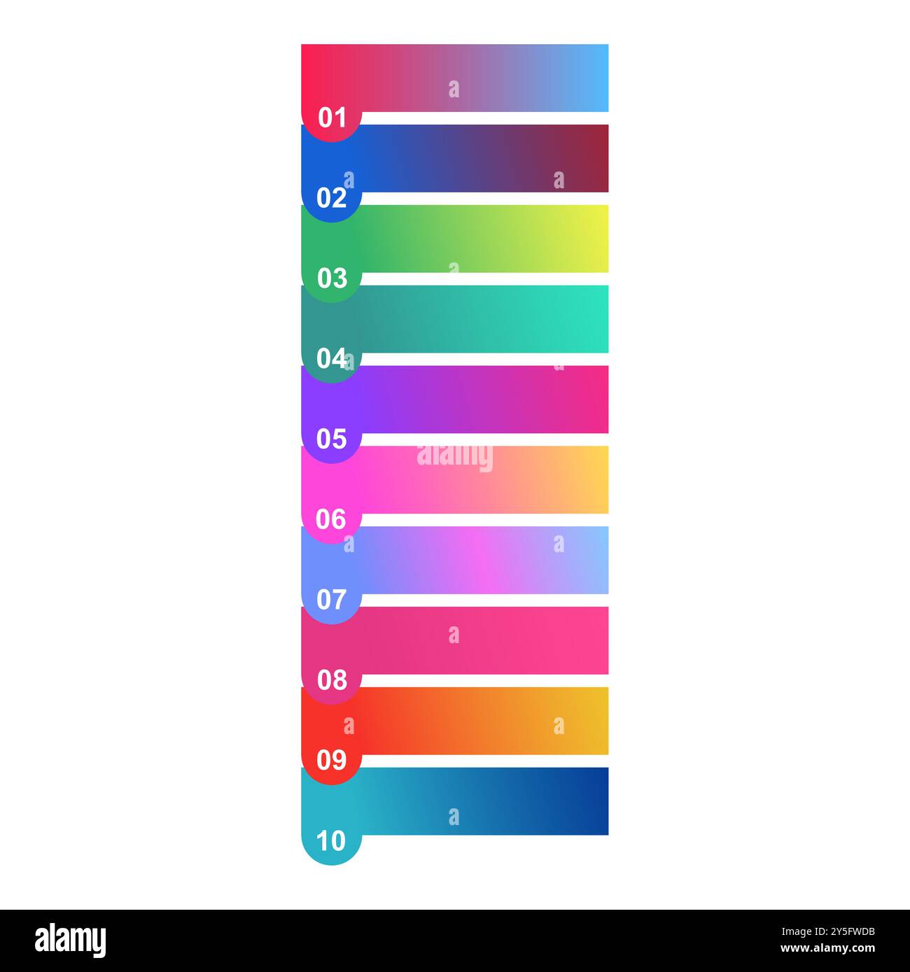 Ten step infographic vertical diagram, business information design ...