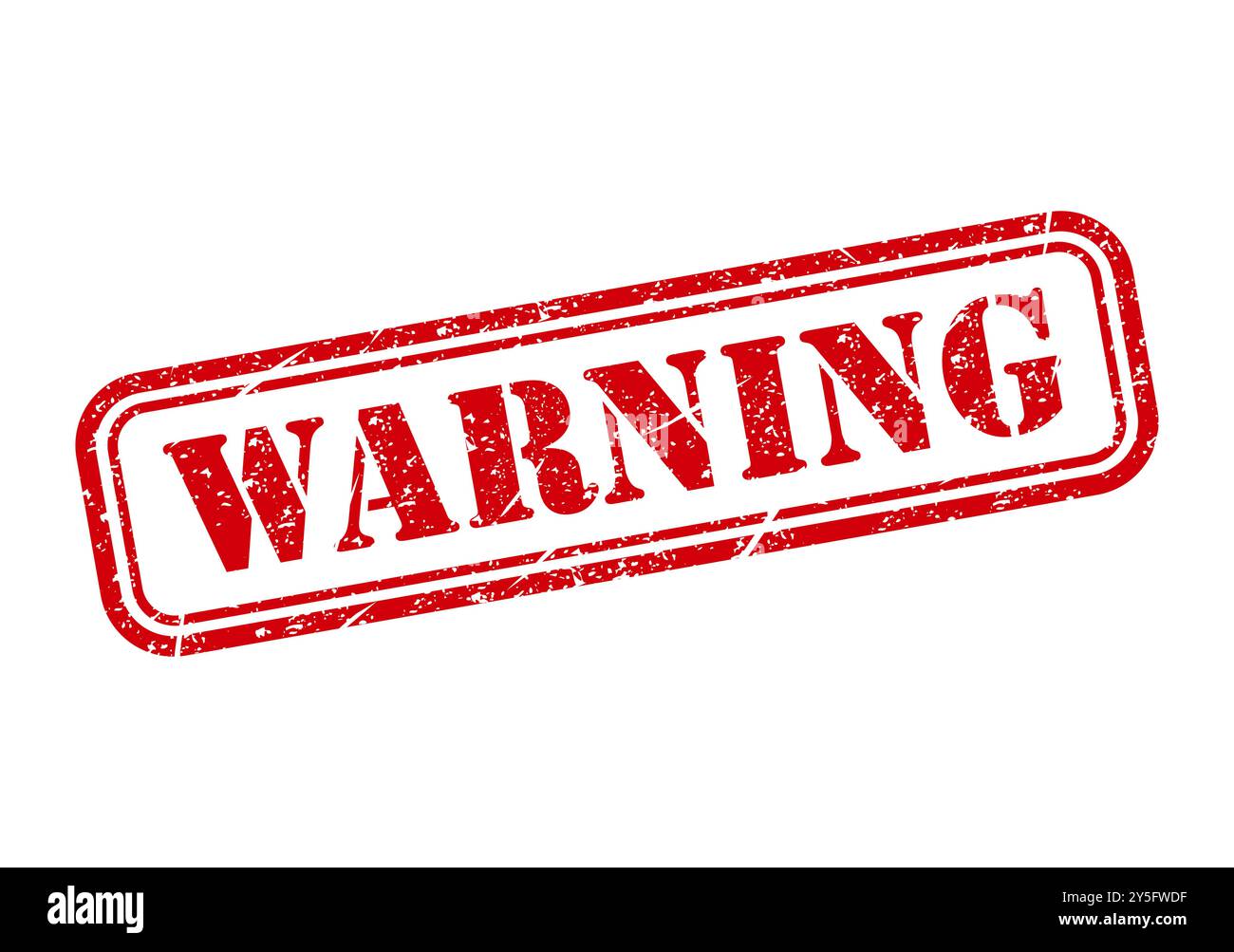 Warning stamp symbol, label sticker sign button, text banner vector ...