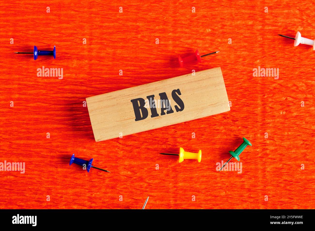 Concept of facts and biases. A word BIAS written composition from ...