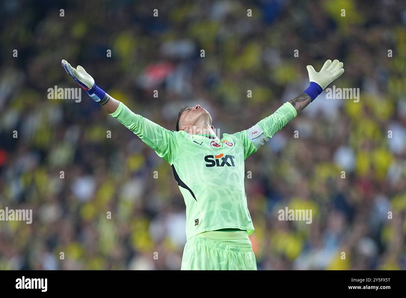 September 21 2024: Fernando Muslera of Galatasaray celebrate during a ...