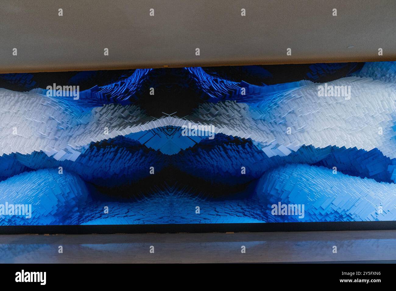 New York, United States. 19th Sep, 2024. View of AI-powered immersive ...