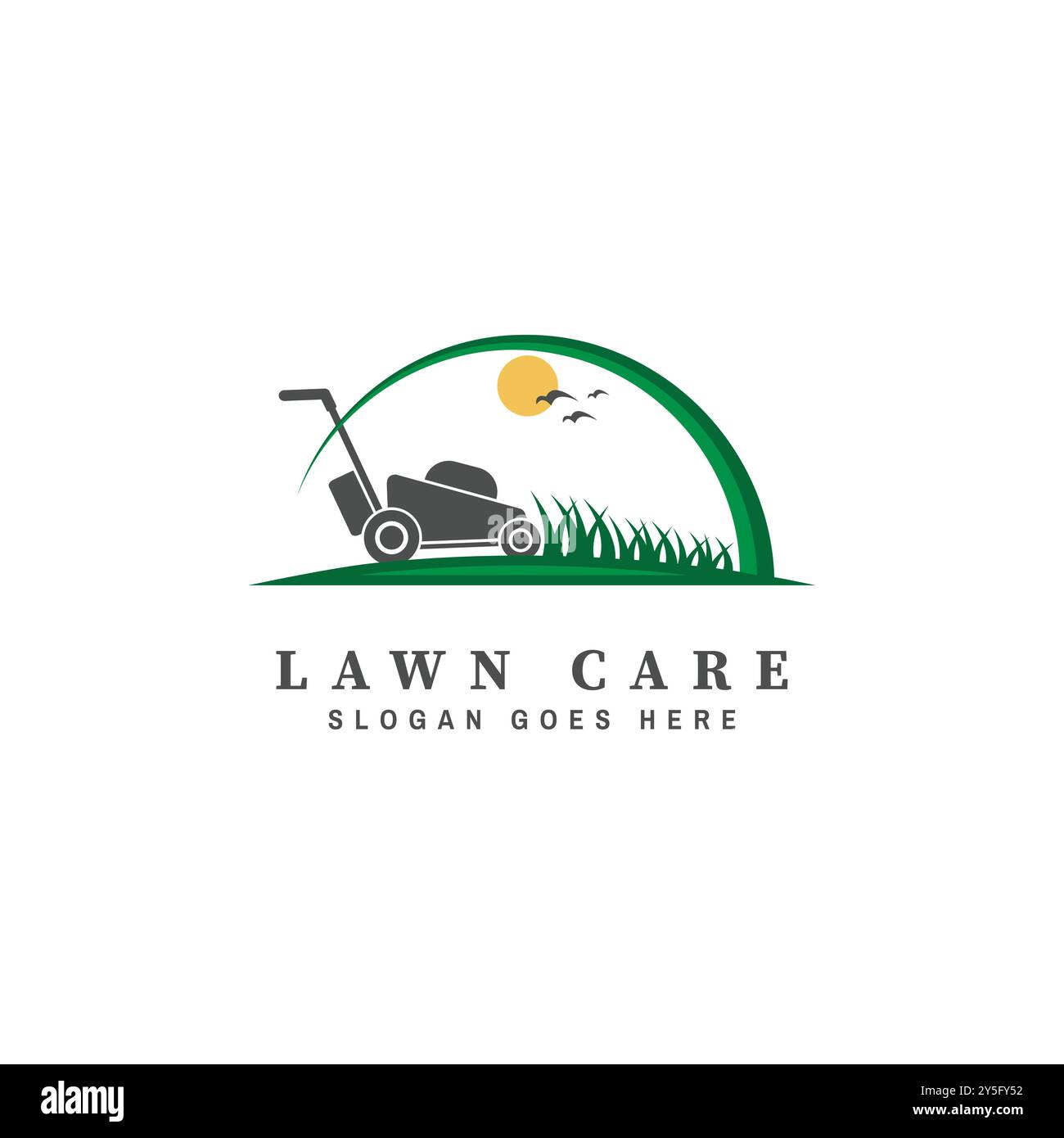 Turf care logo Stock Vector Images - Alamy