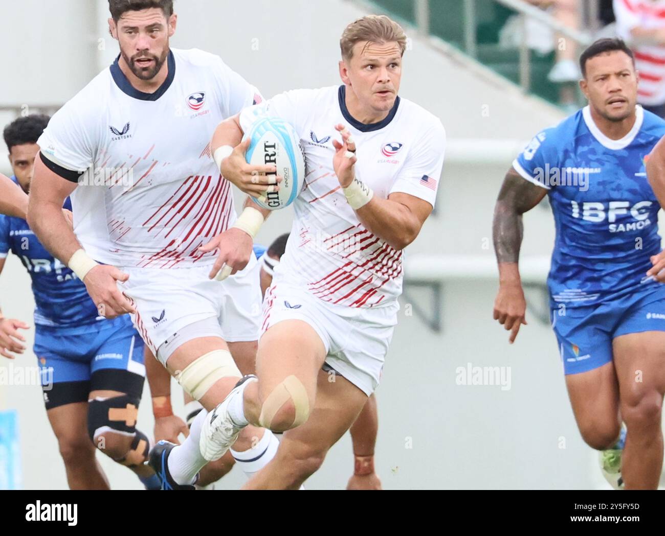 Higashi Osaka, Japan. 21st Sep, 2024. American wing Conner Mooneyham ...