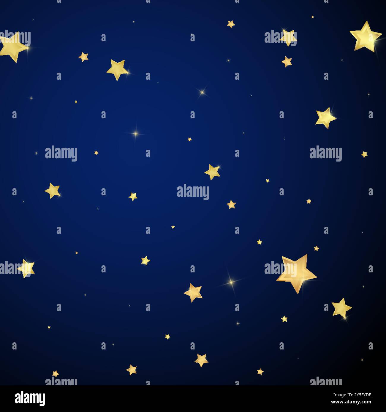 Magic stars vector overlay. Gold stars scattered around randomly ...