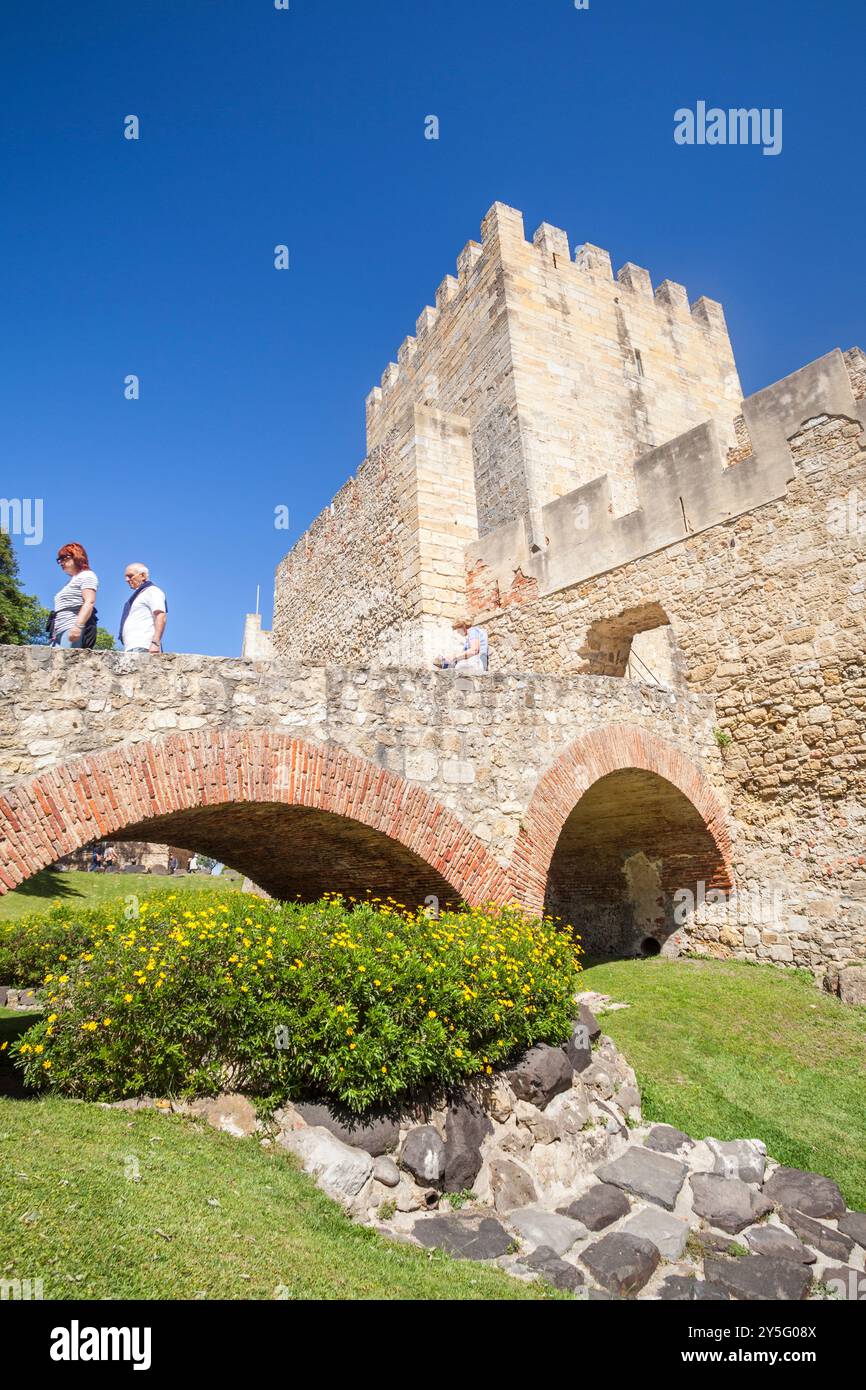 Castelo de San Jorge - St. George Castle -, Lisboa, Portugal Stock ...