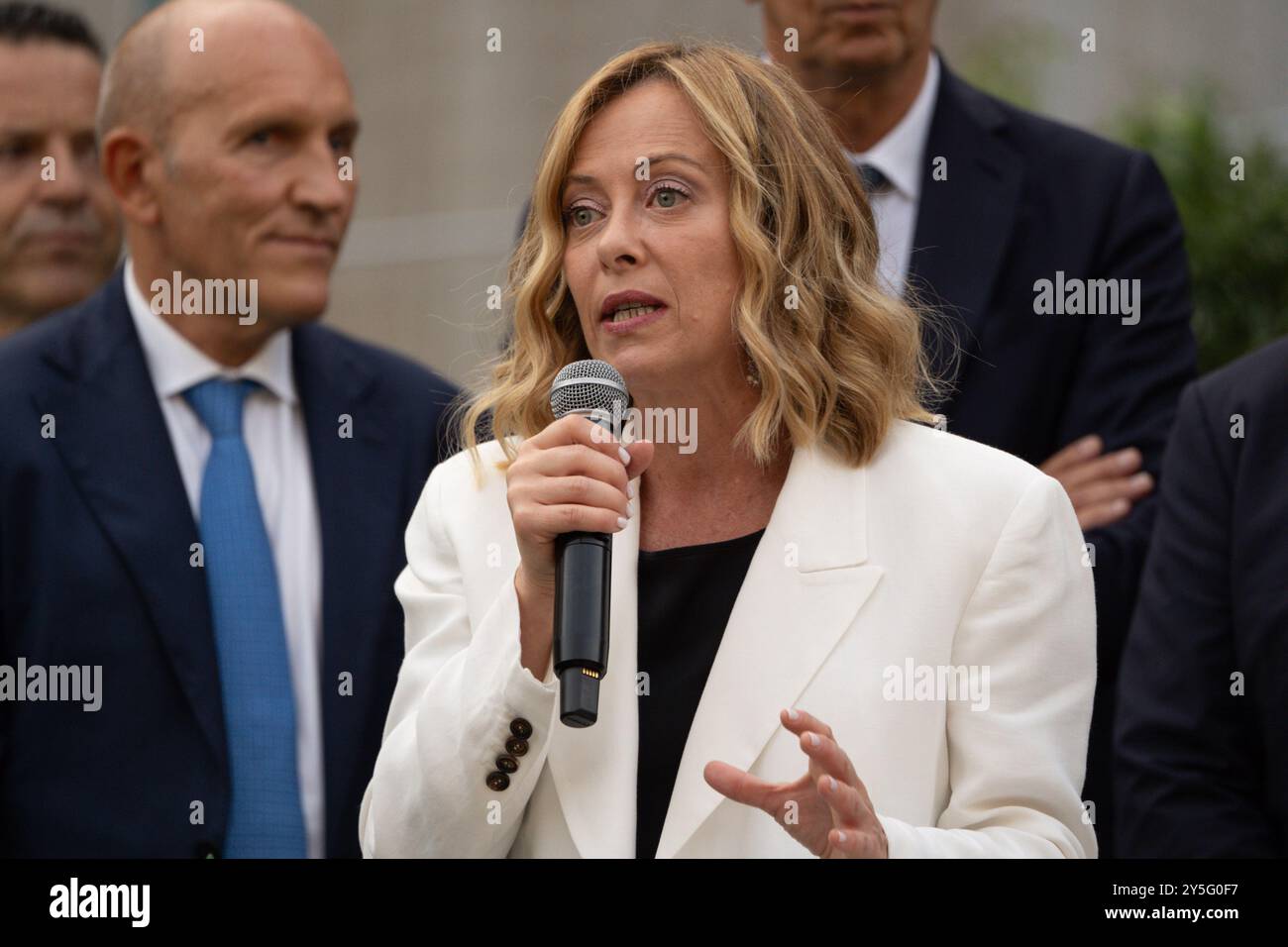 Siracusa, Siracusa, Italy, September 21, 2024, Italian Prime Minister ...