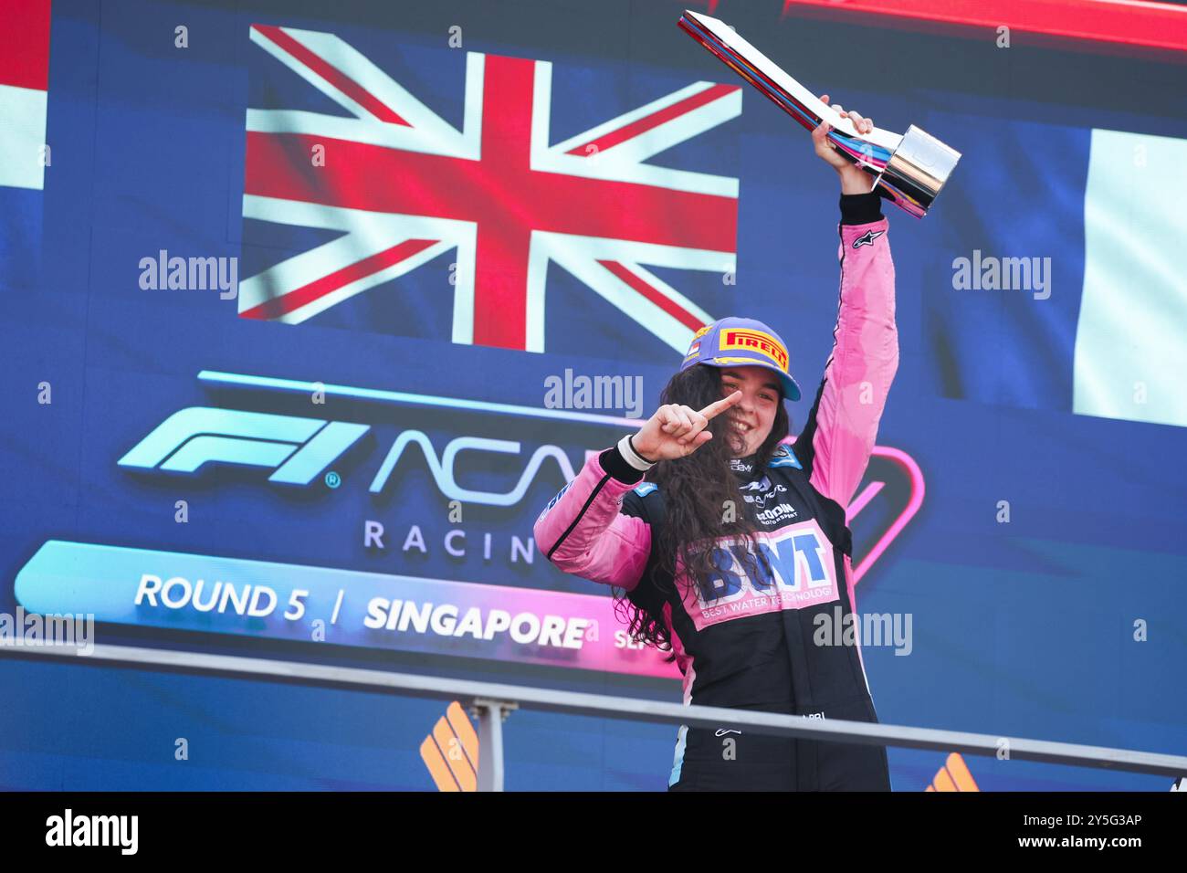 Podium Pulling Abbi Grr Rodin Motorsport Supported By Alpine Tatuus