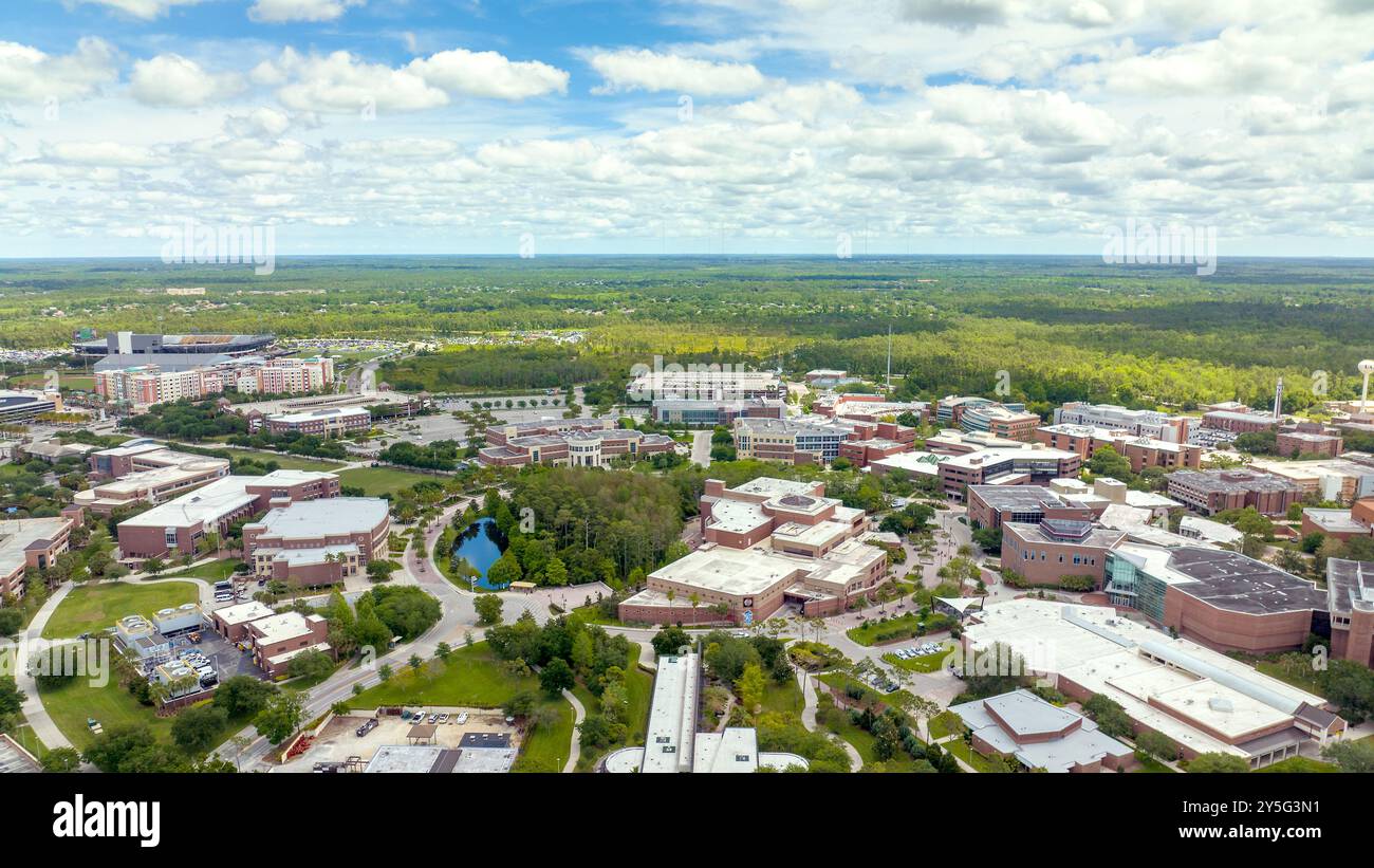 Aerial photograph of University of Central Florida, Orlando, USA Stock ...