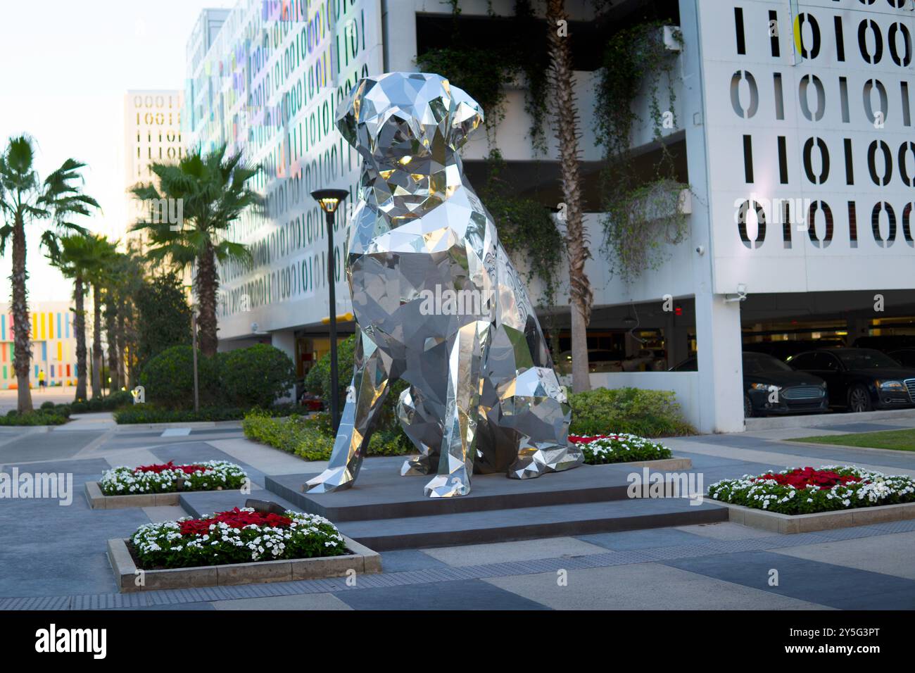 Diamond Dog Statue located in Lake Nona, Florida, USA Stock Photo - Alamy