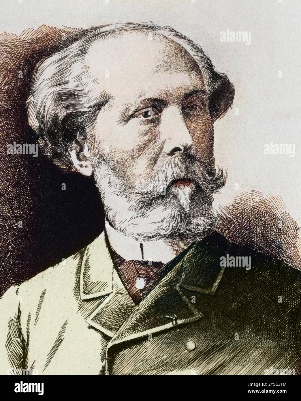 Portrait of Edouard Lalo (1823 -1892), French composer Stock Photo - Alamy