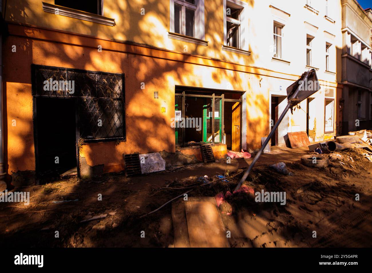 Ladek Zdroj, Wroclaw, Poland. 21st Sep, 2024. The 2024 floods have ...