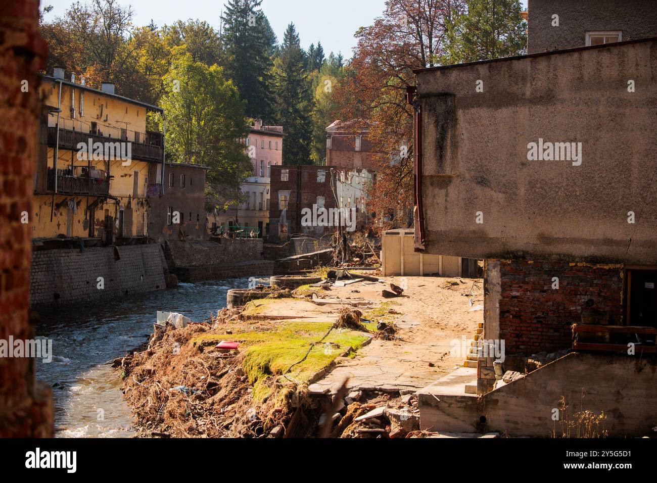 Ladek Zdroj, Wroclaw, Poland. 21st Sep, 2024. The 2024 floods have ...