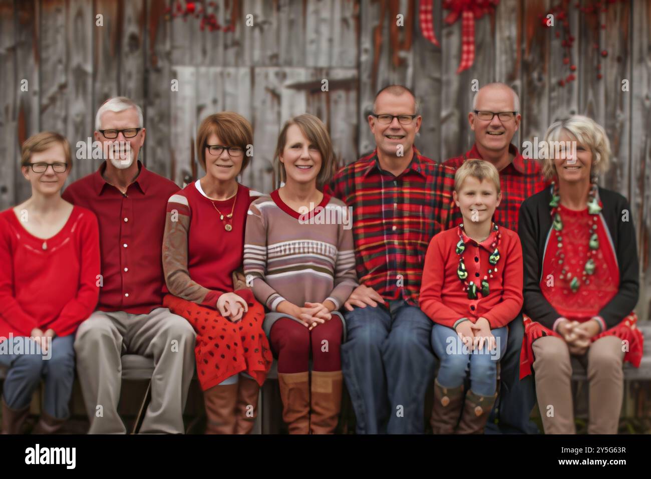 A joyful christmas celebration with family cherishing togetherness and ...
