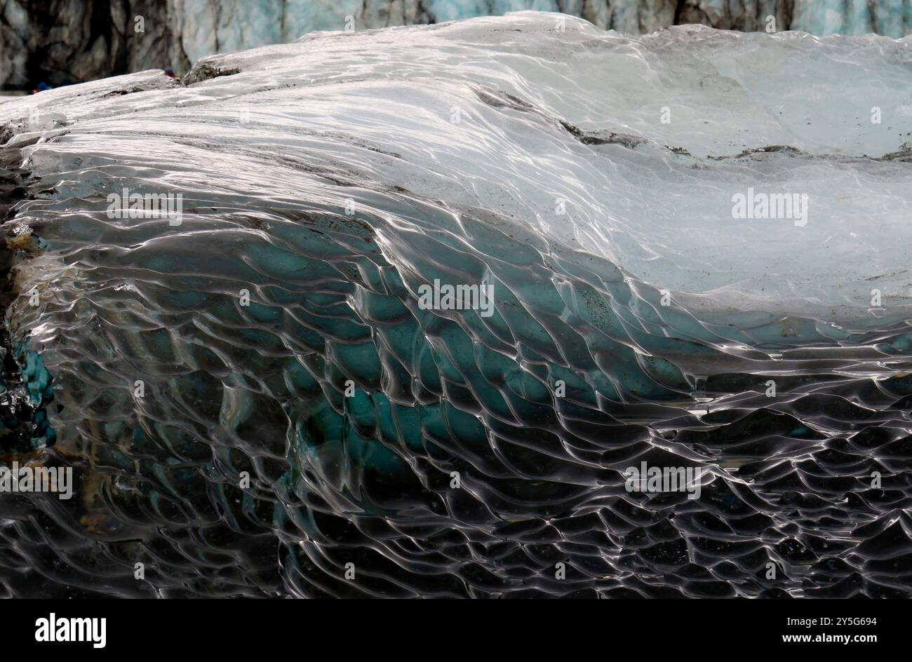 The shapes and colors of ice Stock Photo - Alamy