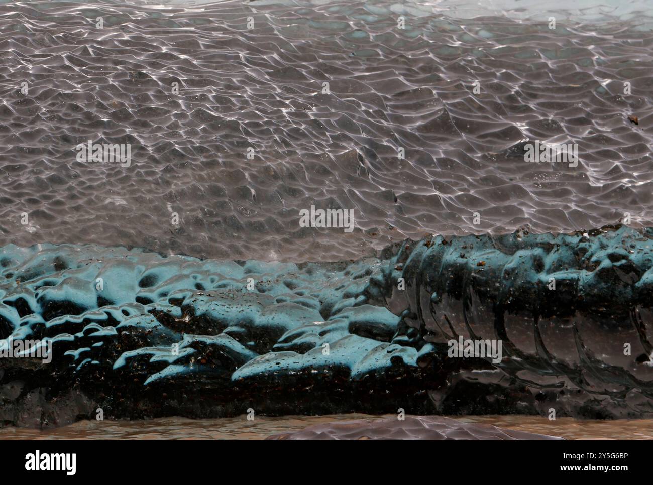 The shapes and colors of ice Stock Photo - Alamy