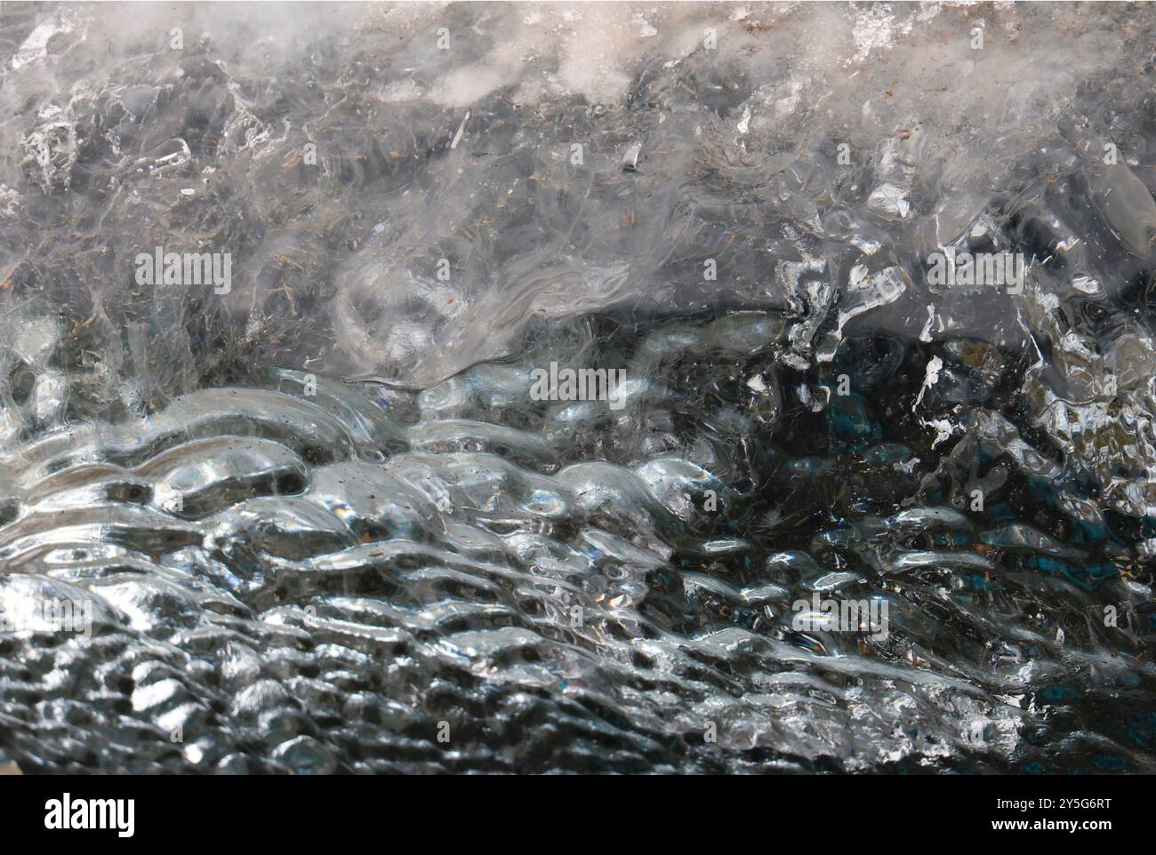 The shapes and colors of ice Stock Photo - Alamy