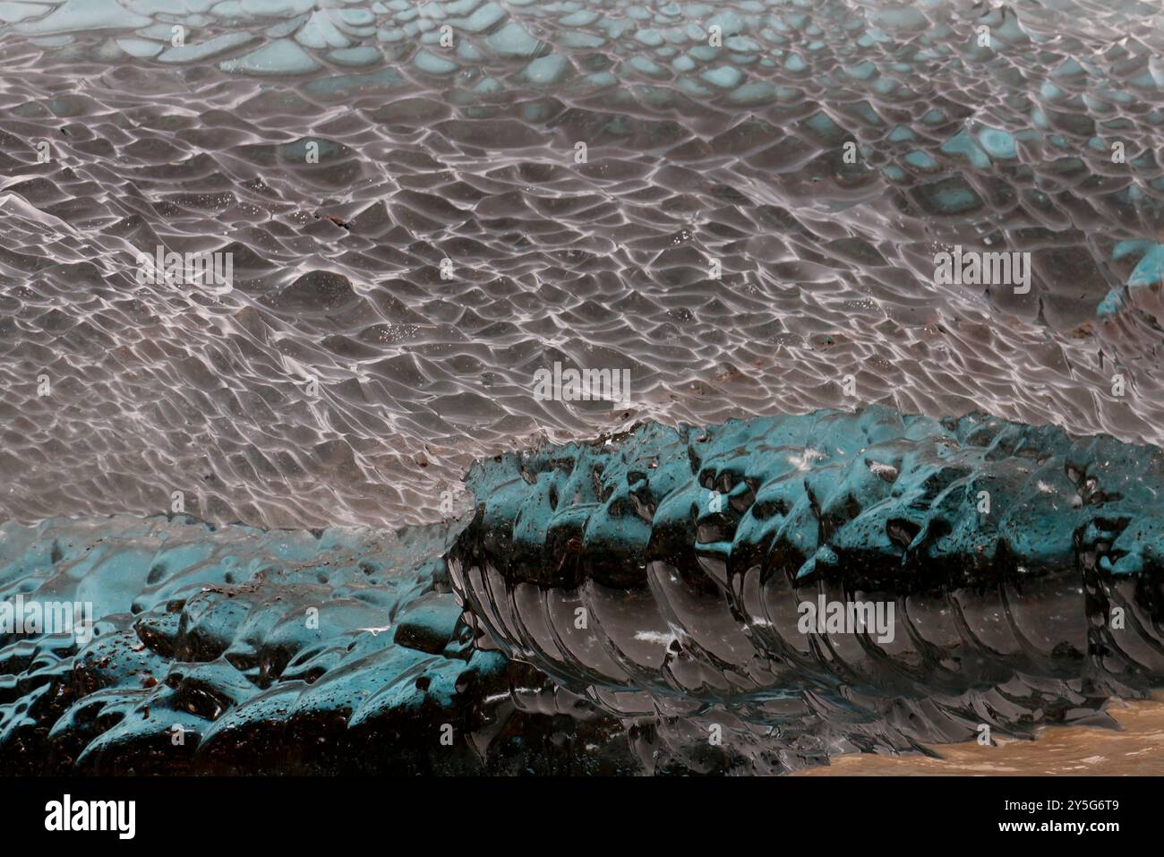 The shapes and colors of ice Stock Photo - Alamy