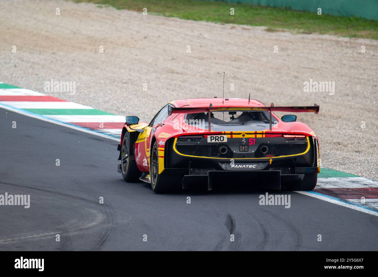 Alessio ROVERA, Davide RIGON, Alessandro PIER GUIDI, of a team AF Corse ...