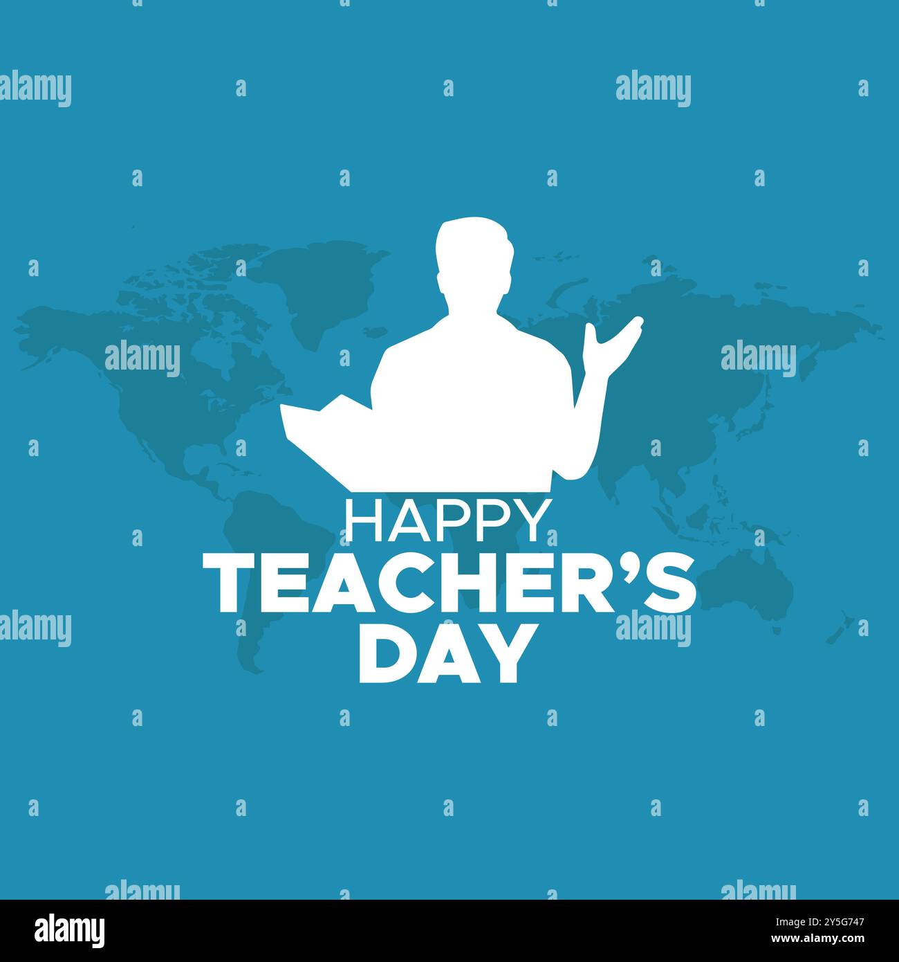 happy Teachers day, Teacher day greeting card, Social media template ...