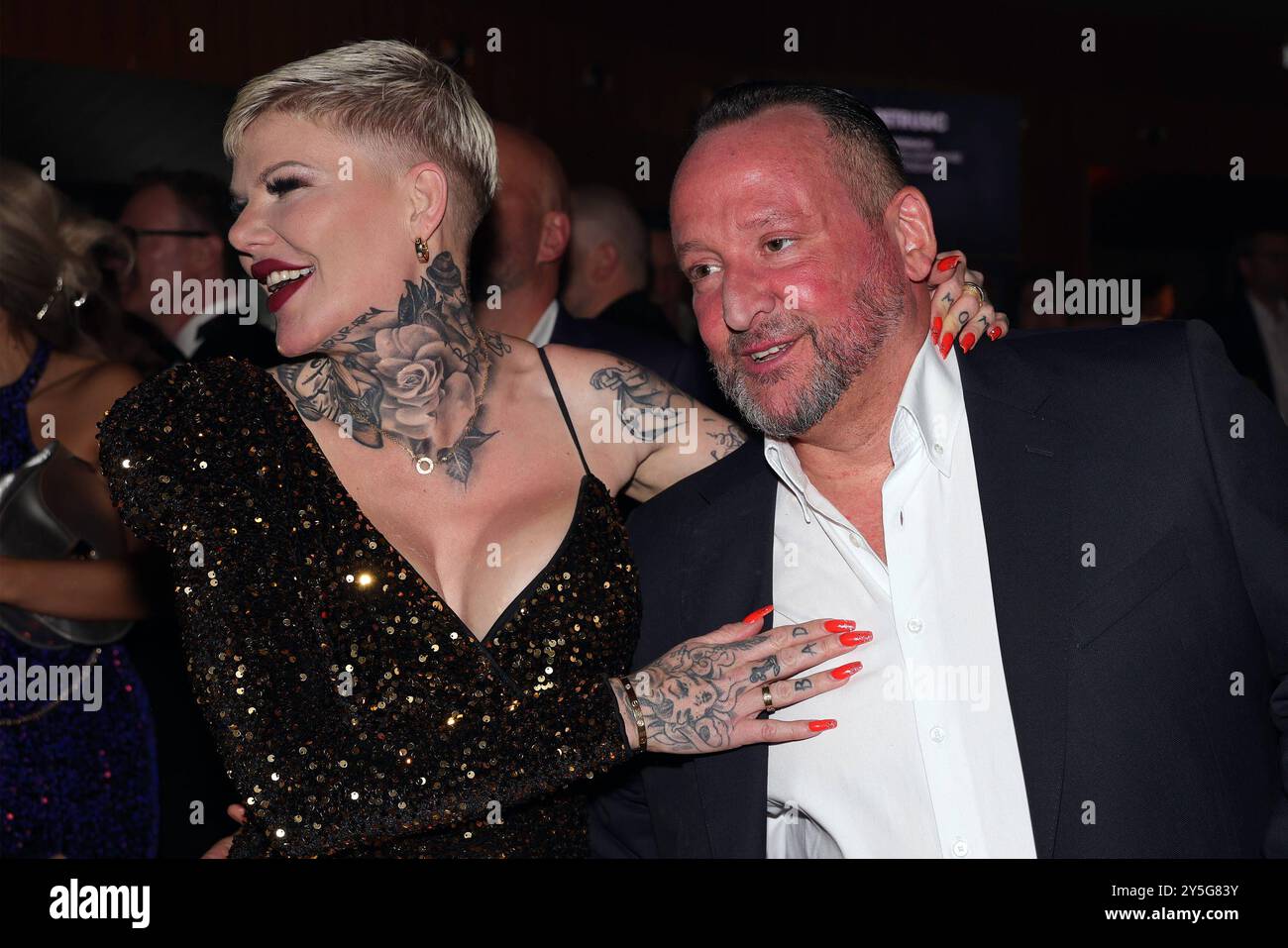 Radio Regenbogen Award 2024 Melanie Müller mit Freund Andreas Kunz bei der After-Show-Party ...