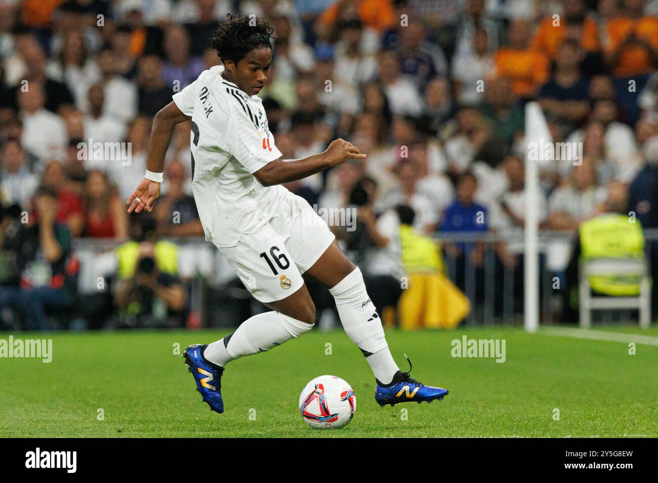 Endrick seen during LaLiga EA SPORTS game between teams of Real Madrid ...