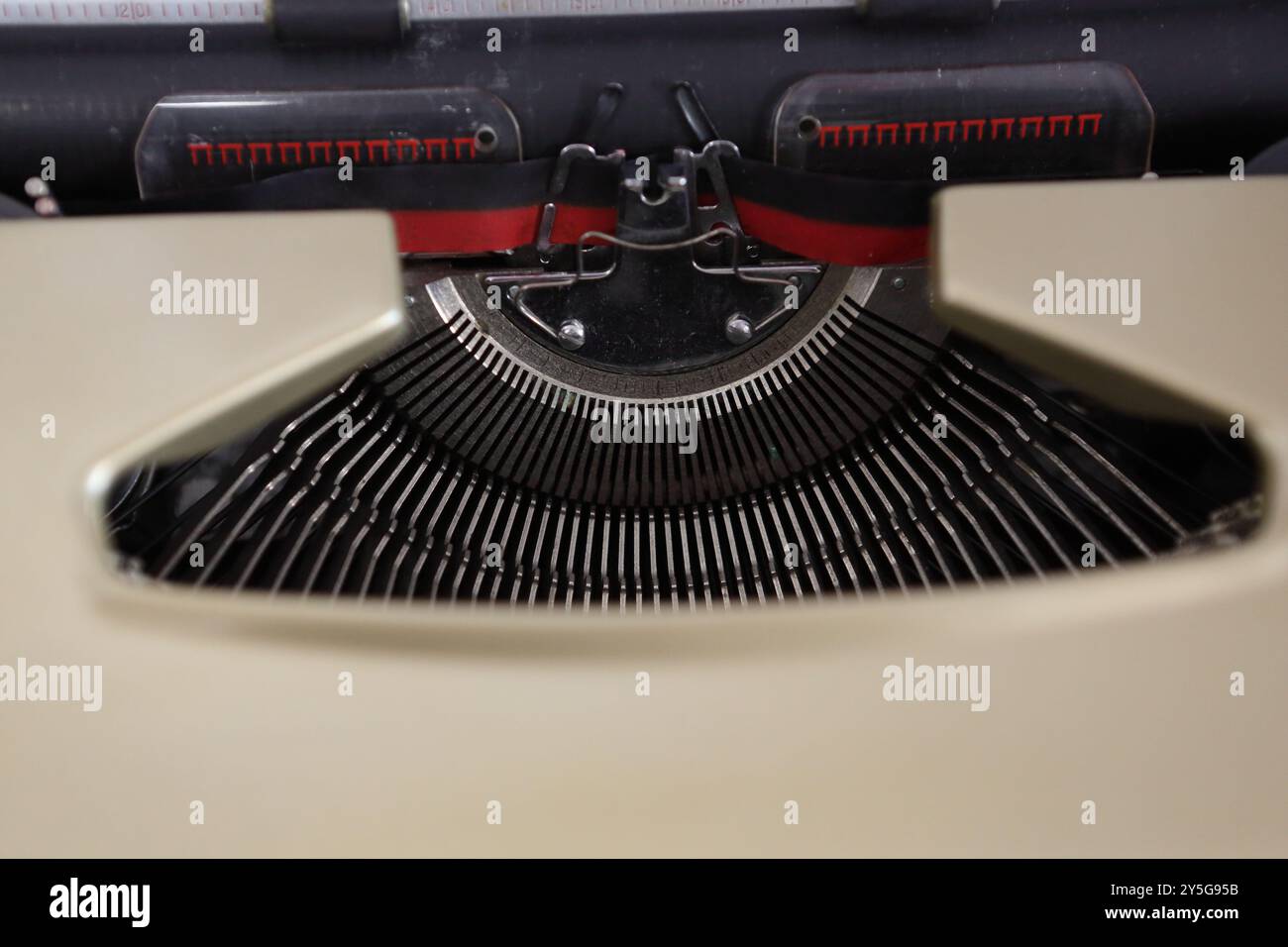 Typewriter traditional manual typewriter typing type Stock Photo - Alamy