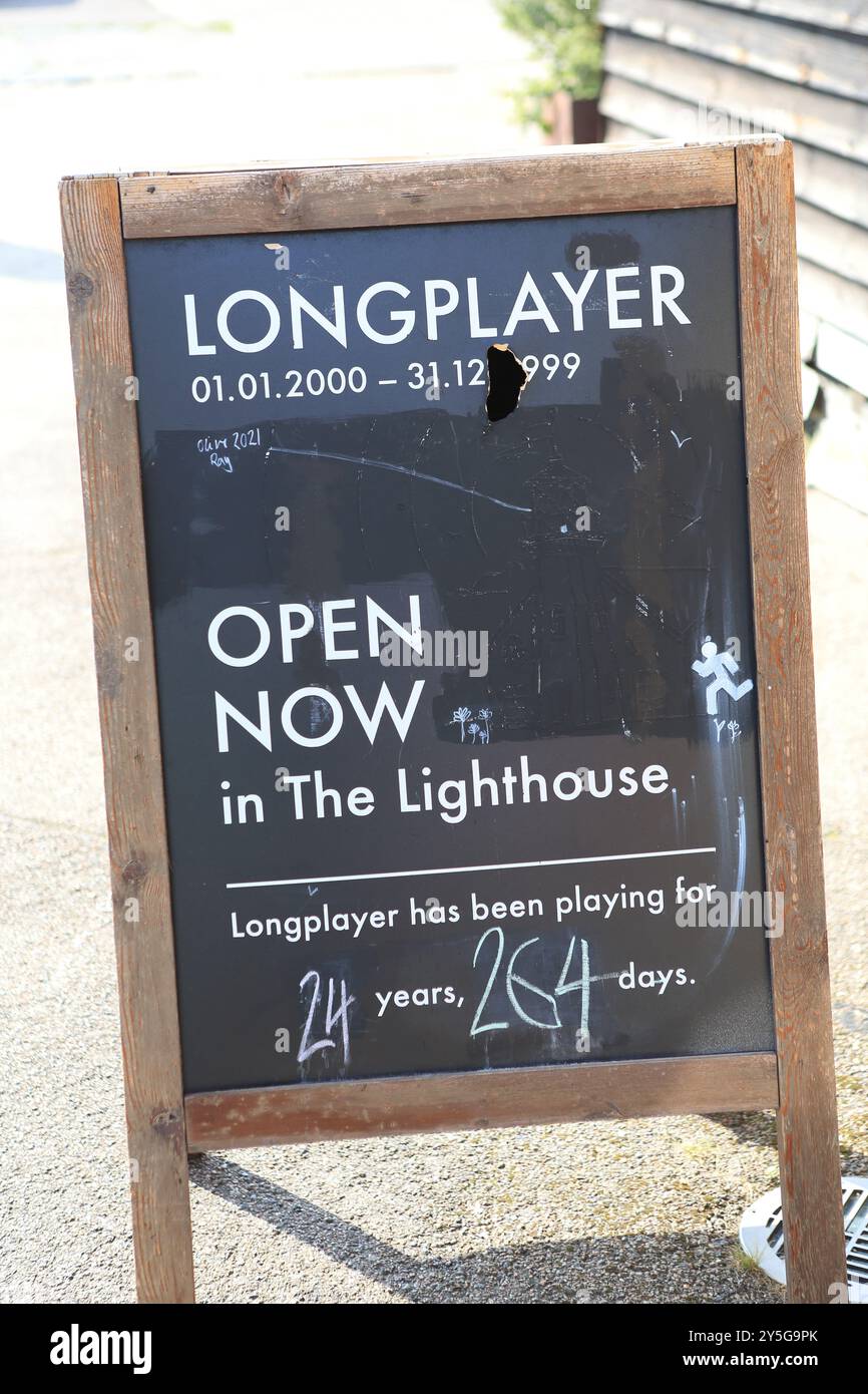 Trinity Buoy Lighthouse sign for Longplayer installation lighthouse ...