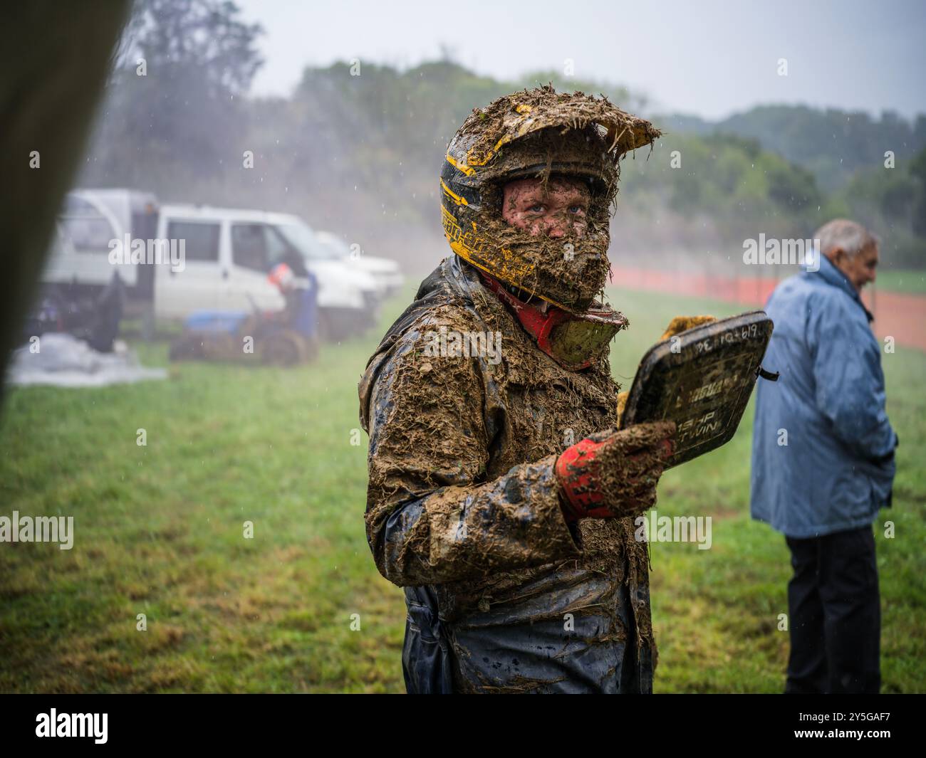 COMPETITORS IN THE LAWN MOWER RACING SAINT MAWGAN VINTAGE STEAM RALLY ...