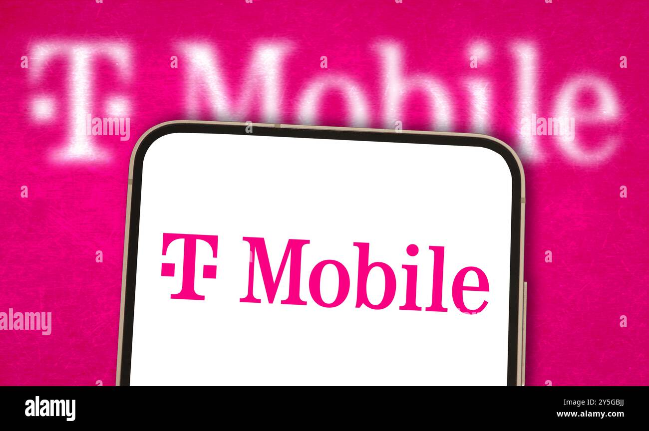 T-Mobile communications by Deutsche Telekom Stock Photo - Alamy