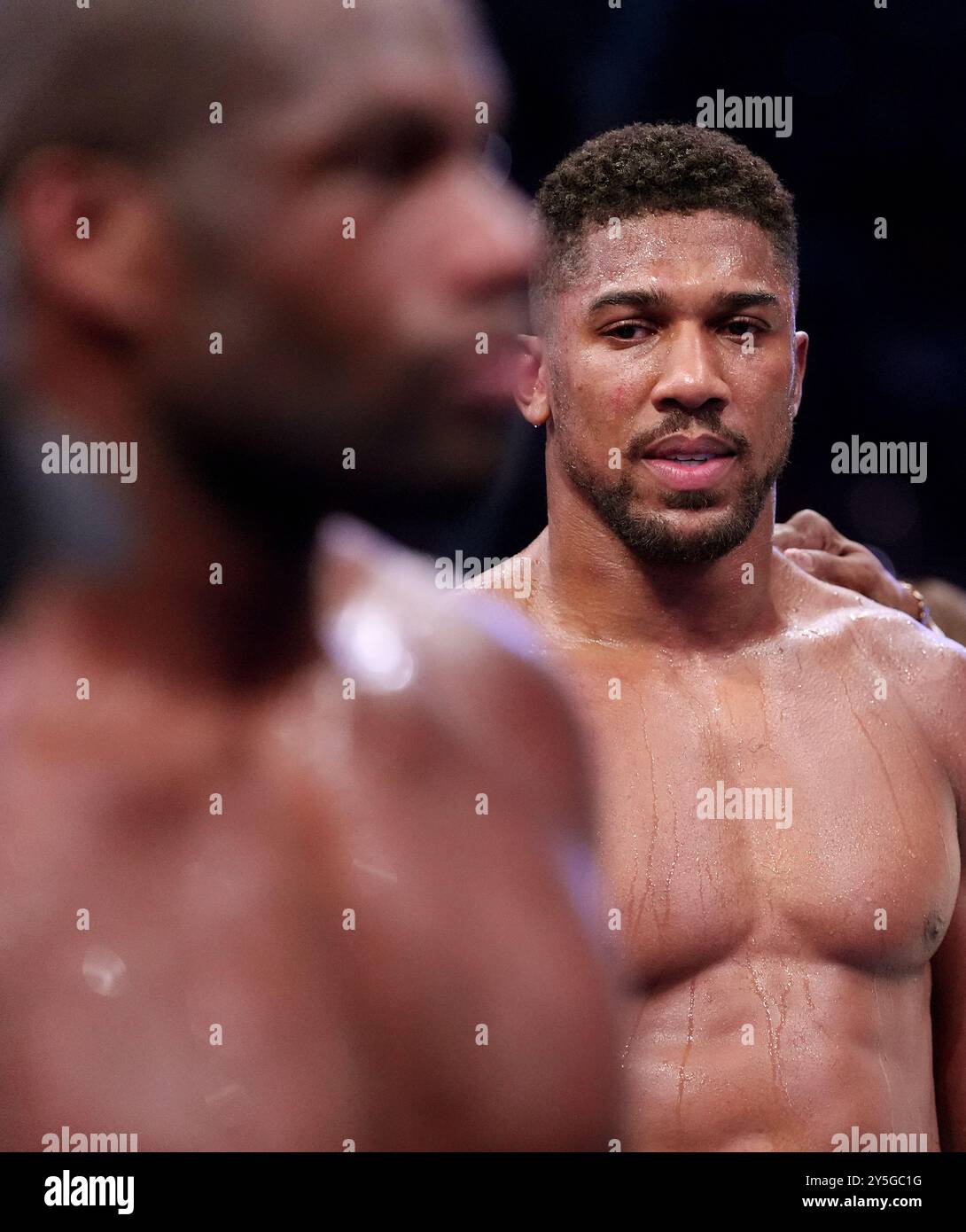 Previously unissued photo dated 21/09/2024 of Anthony Joshua after ...