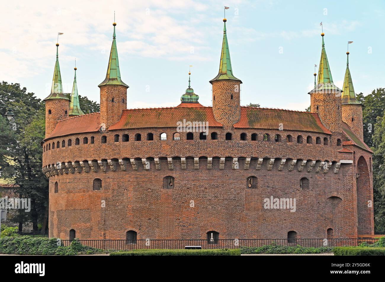Krakow barbican ("Barbakan") - medieval fortification at city walls ...