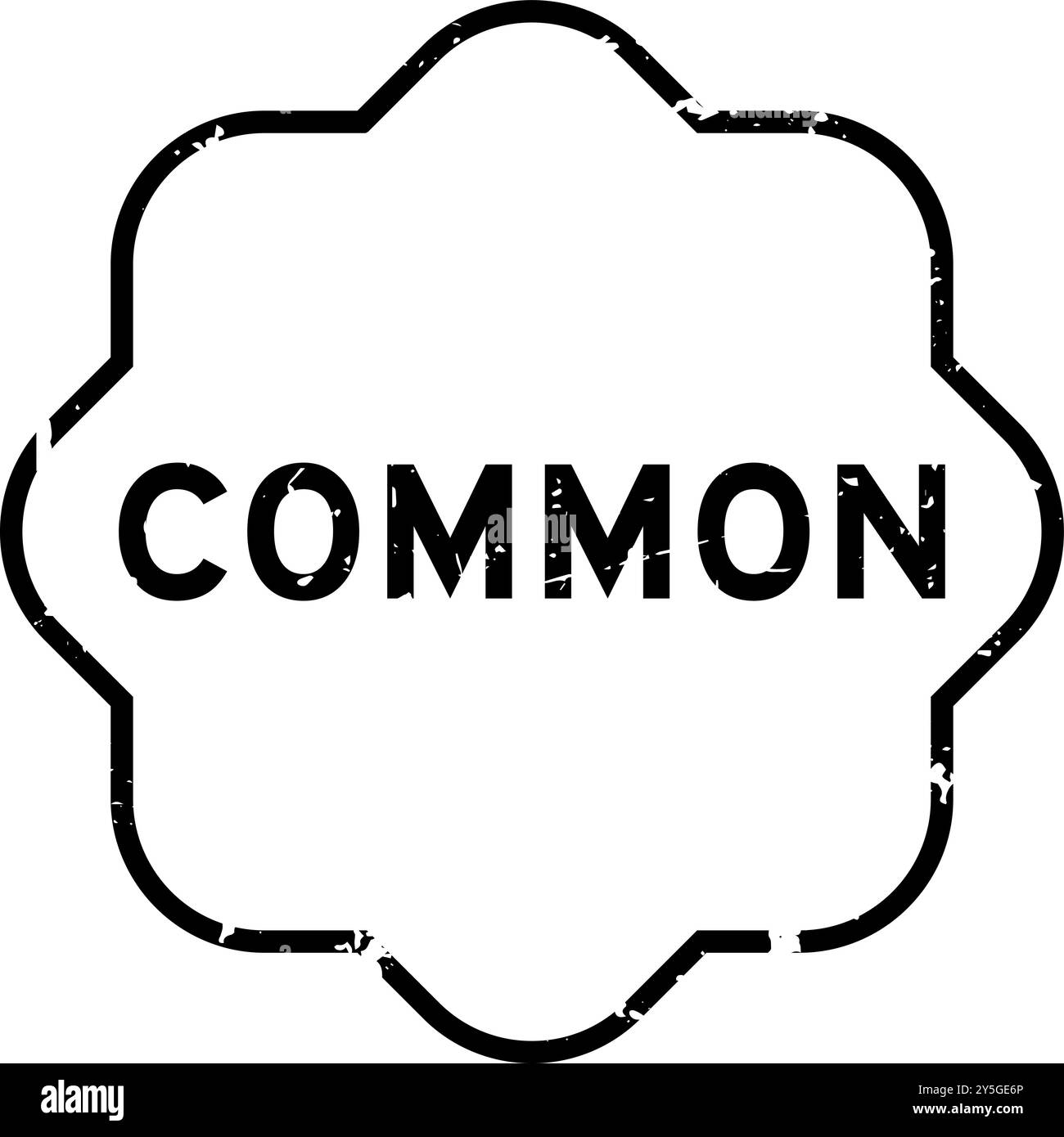 Grunge black common word rubber seal stamp on white background Stock Vector Image & Art - Alamy