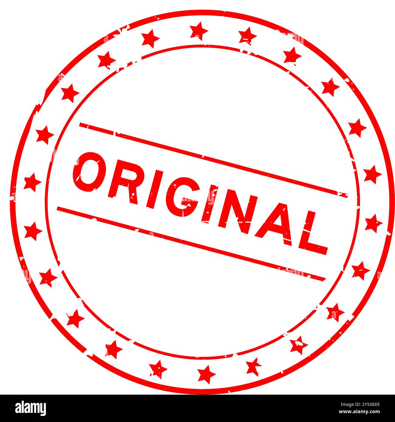 Grunge red original word round rubber seal stamp on white background Stock Vector Image & Art ...