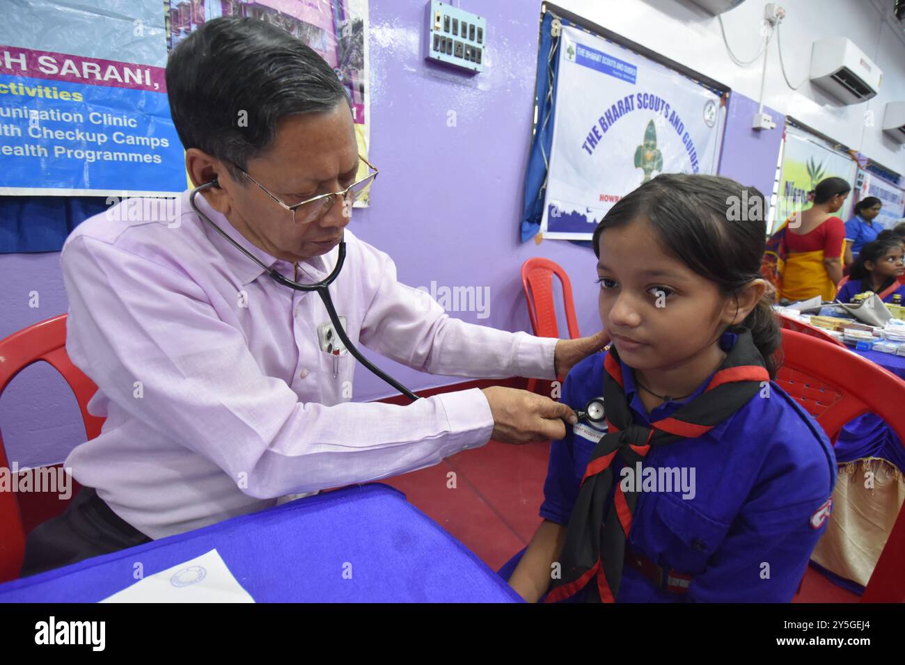 Kolkata, 22nd Sept 2024: A free health check-up camp was held at Howrah ...
