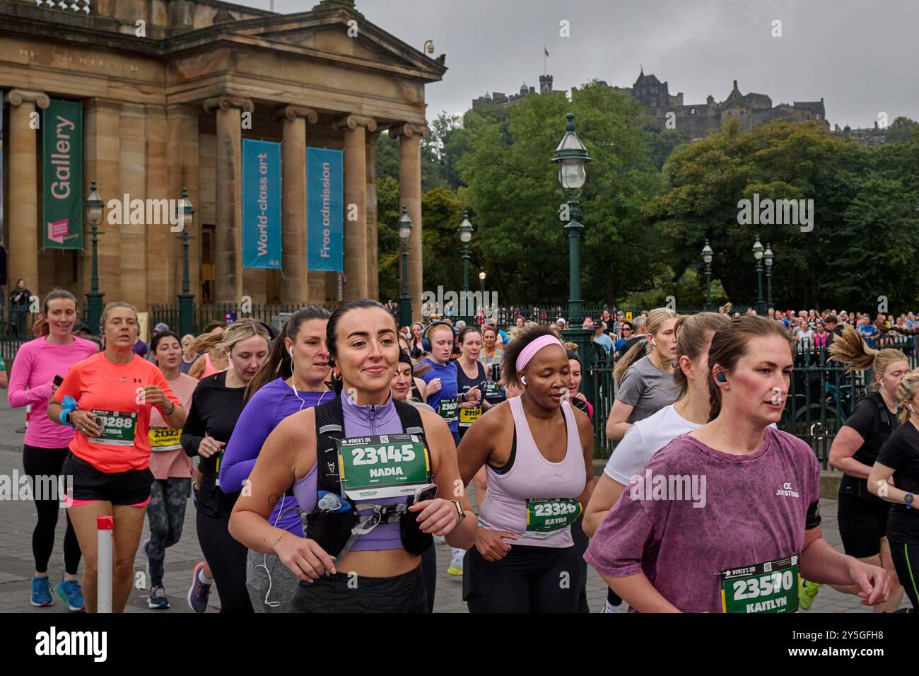 Edinburgh Scotland, UK 22 September 2024. Men’s and Women’s 10K ...
