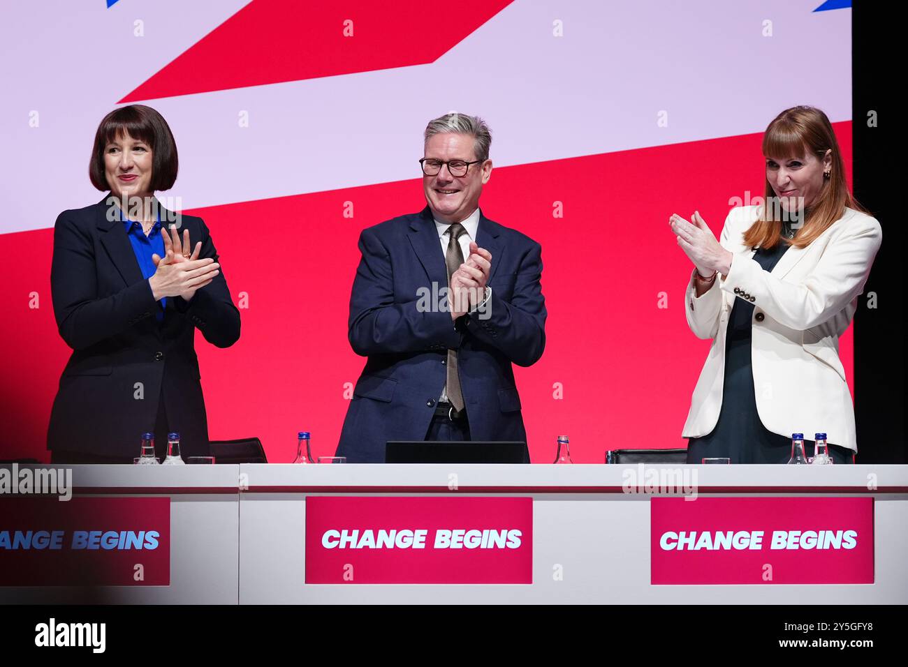 (left to right) Chancellor of the Exchequer Rachel Reeves, Prime ...
