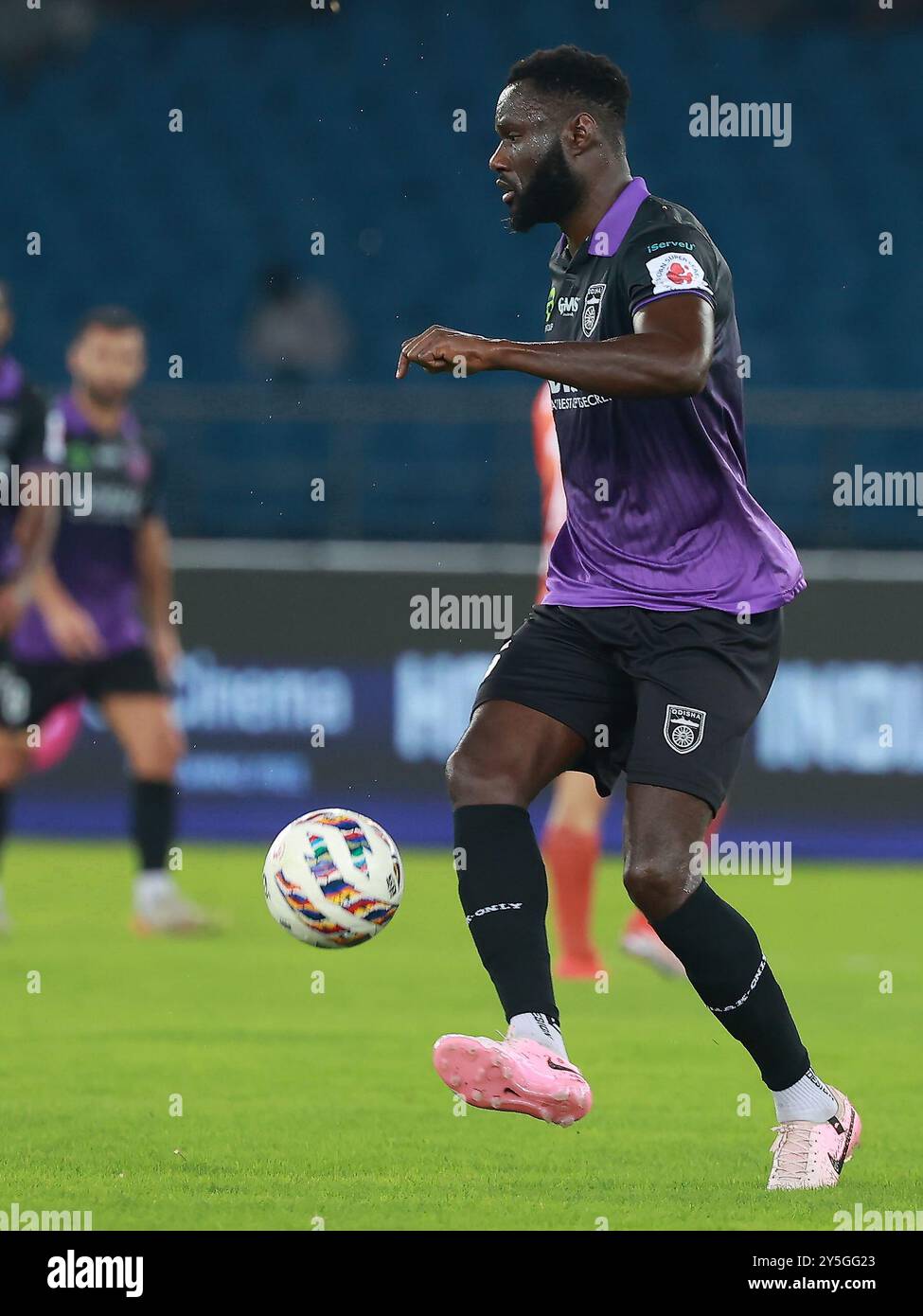 New Delhi, Delhi, India. 20th Sep, 2024. Serigne Mourtada Fall of Odisha FC during Indian Super ...