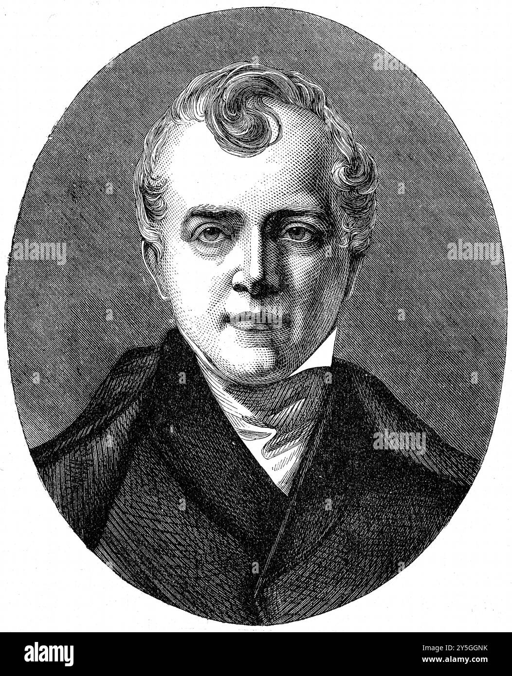 Charles Bell (1774-1842 ) - Portrait, Historical engraving Stock Photo ...