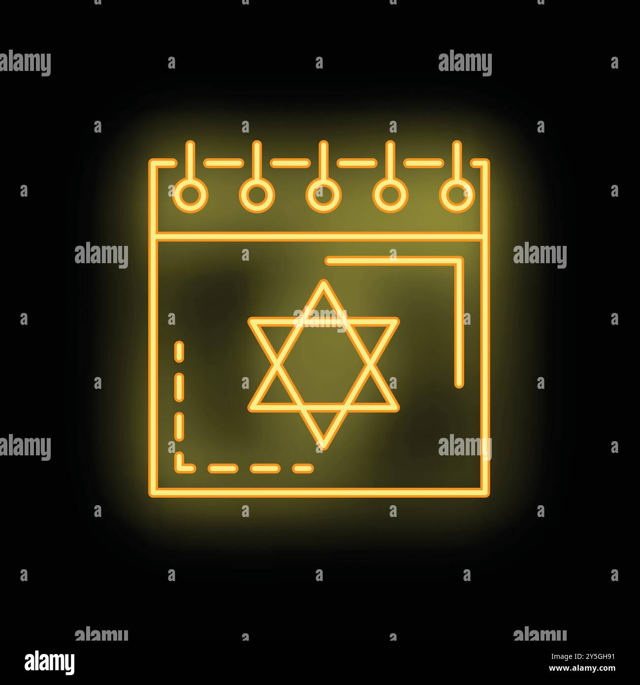 Yellow jewish calendar star david Stock Vector Images - Alamy