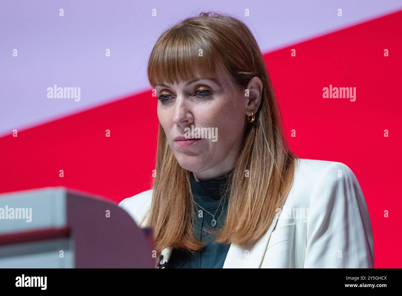 Liverpool, UK. 22nd Sep 2024. Angela Rayner, Deputy Prime minister ...