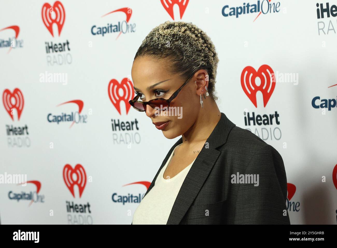 Las Vegas, United States. 21st Sep, 2024. Singer Doja Cat arrives for ...