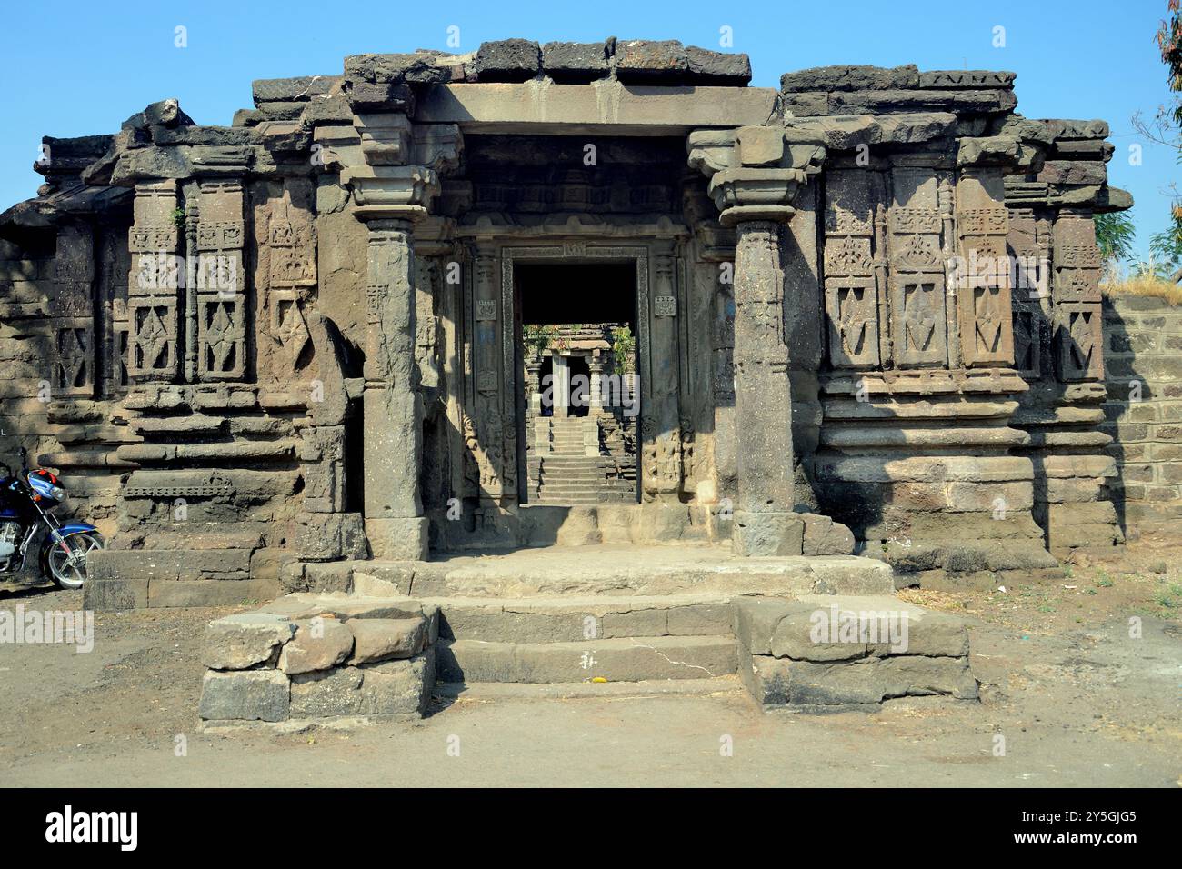 Partial view of Gondeshwar Temple, Sinnar, near Nashik, Maharashtra ...