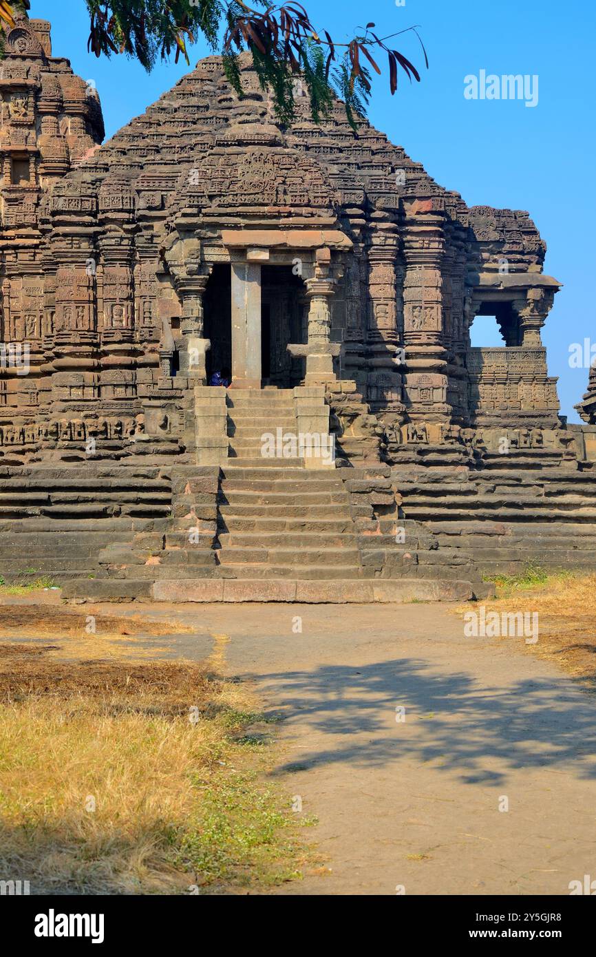 Partial view of Gondeshwar Temple, Sinnar, near Nashik, Maharashtra ...