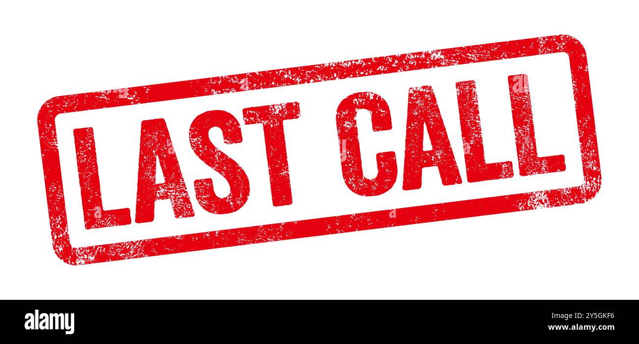 Final call stamp hi-res stock photography and images - Alamy