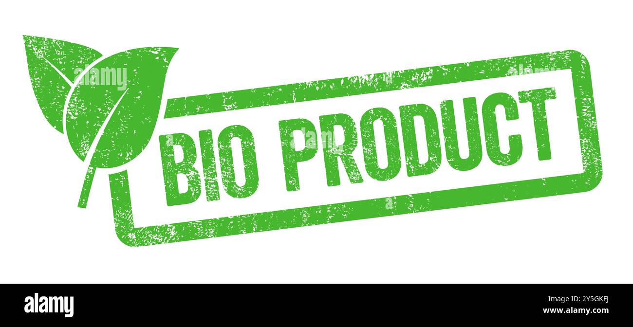 Organic product logo eco Cut Out Stock Images & Pictures - Alamy