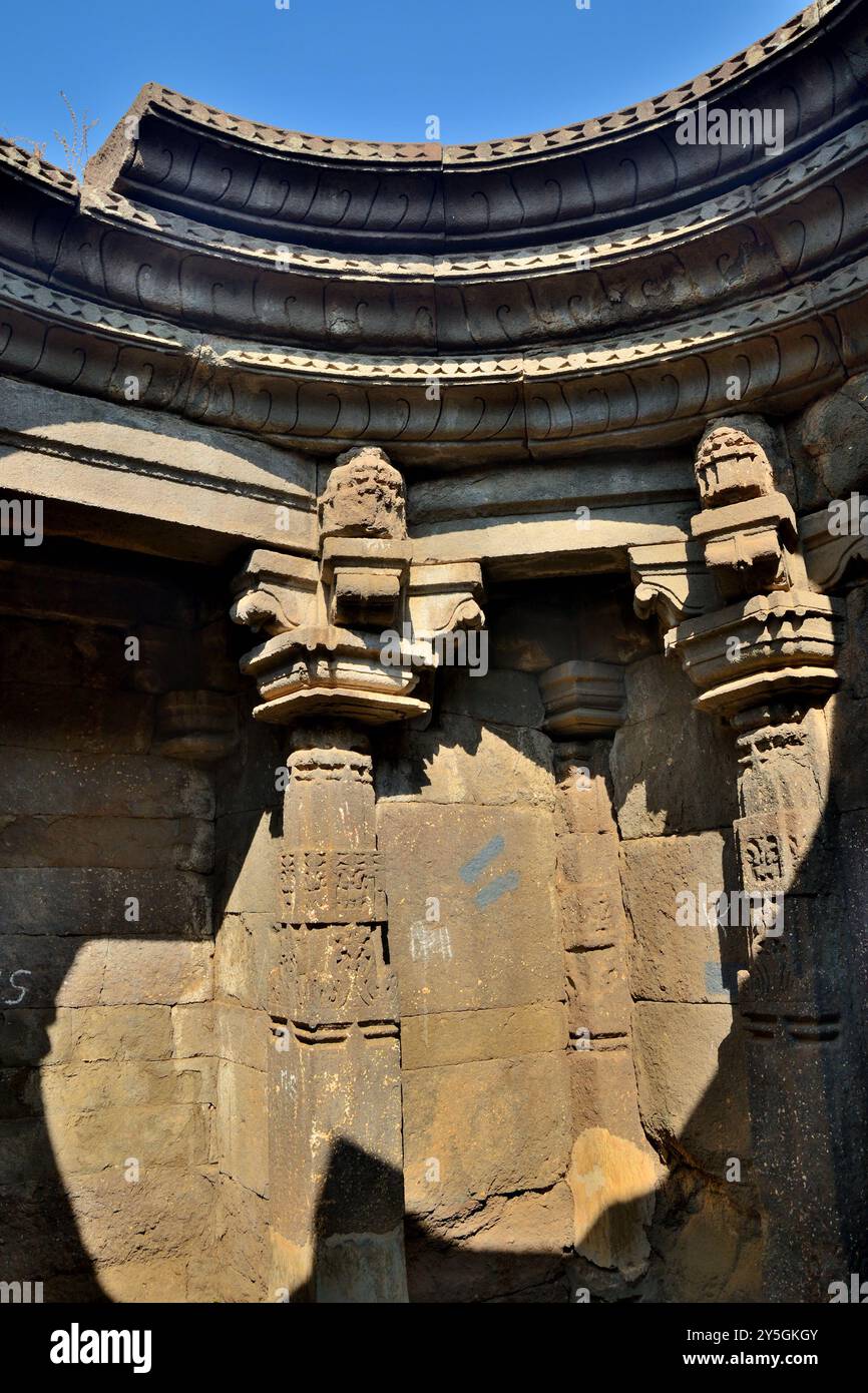 Partial view of Gondeshwar Temple, Sinnar, near Nashik, Maharashtra ...