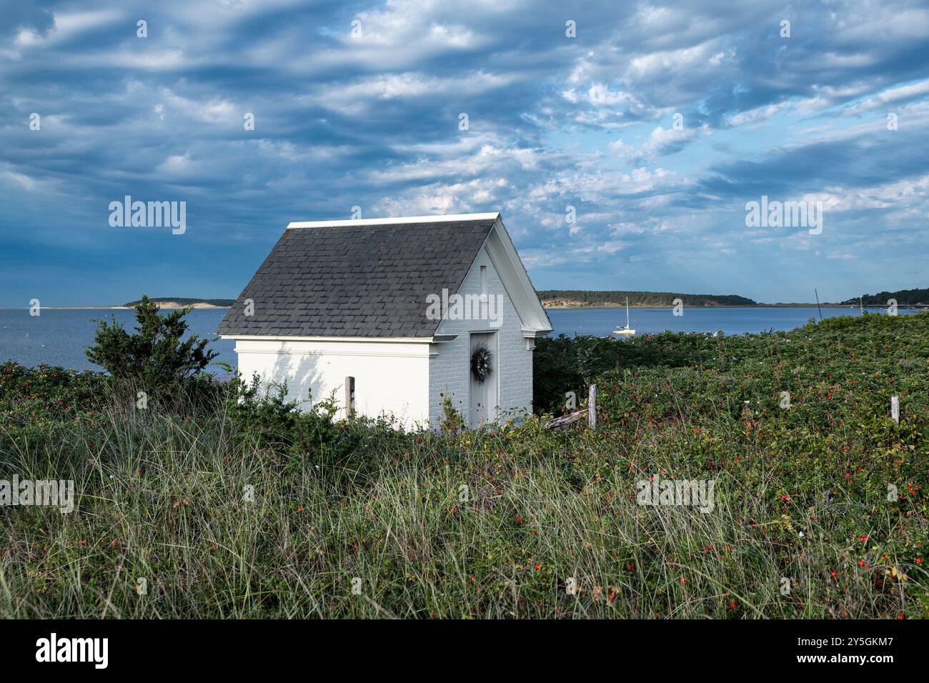 Charming waterfront shack, Wellfleet, Cape Cod, Massachusetts, USA ...