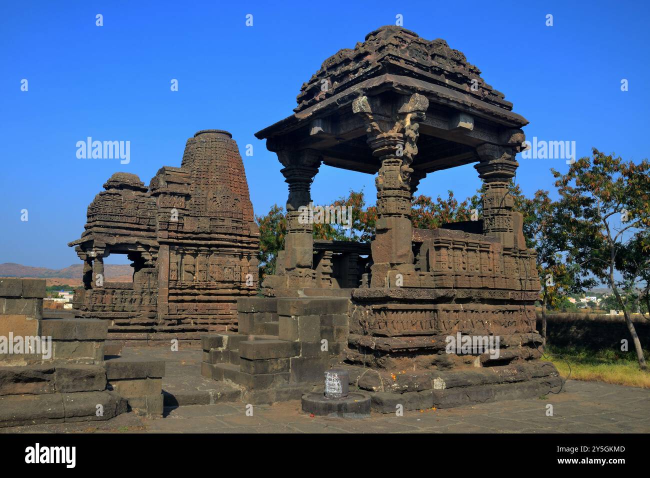 Partial view of Gondeshwar Temple, Sinnar, near Nashik, Maharashtra ...