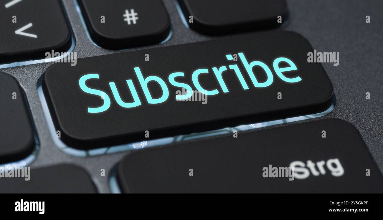 Keyboard with labeled key about us hi-res stock photography and images ...